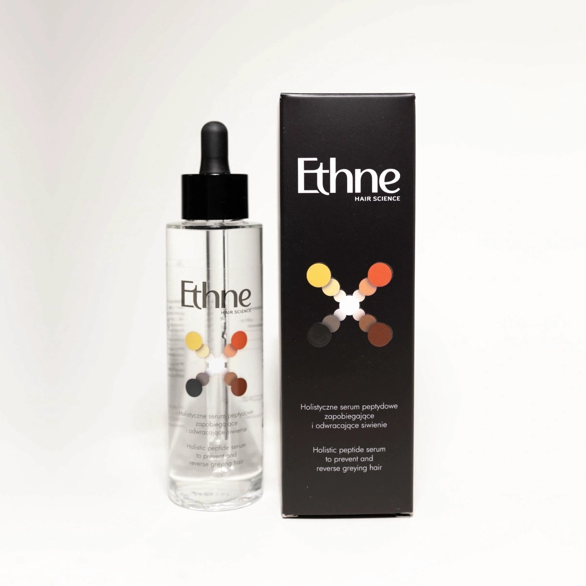 Ethne Serum Peptydowe na Siwienie | Odwraca i Zapobiega siwieniu